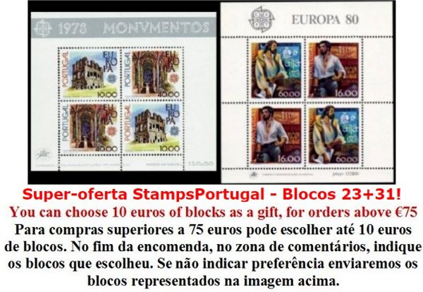 Stamps Portugal, Selos Portugueses
